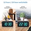 Amazon.com: Timegyro Digital Alarm Clock Battery Operated with LED ...