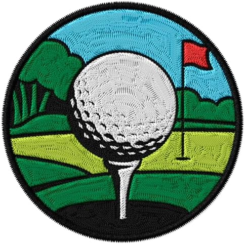 Amazon.com: Golf Patch for Clothes – Embroidered Iron on Patch for ...