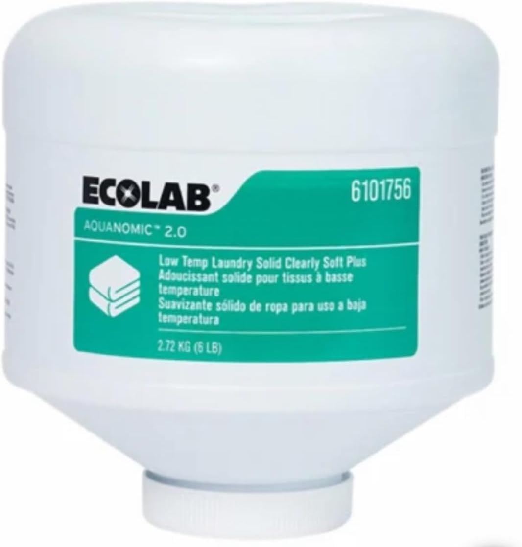 Amazon.com: Ecolab Aquanomic 2.0 Low Temperature Laundry Softener Plus ...