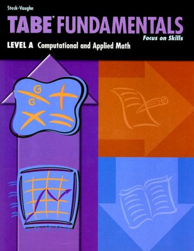 Steck-Vaughn TABE Fundamentals: Student Book Level A Math: Victor Gathers: 9780739880449: Amazon ...