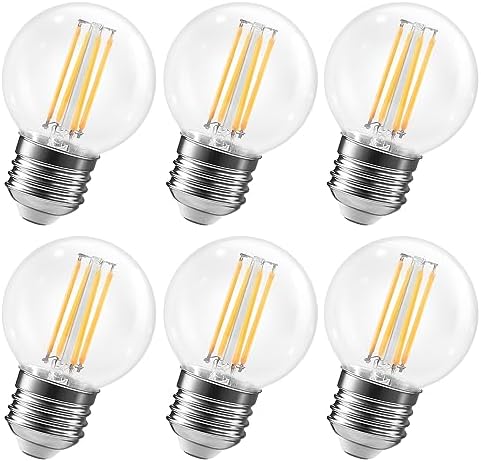 LiteHistory Dimmable g16.5 led Bulb 40W g16 1/2 led Edison Bulb 2700K ...
