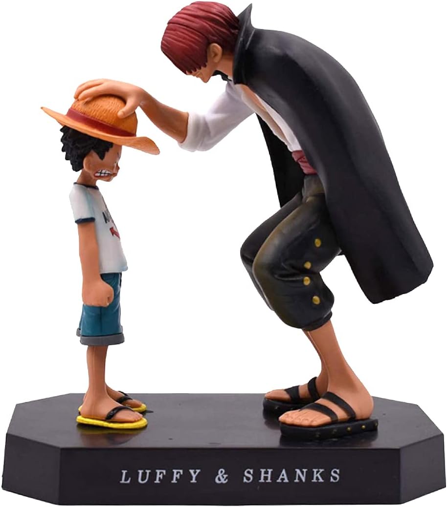 BSNRDX Luffy Anime Models Anime Four Emperor Shanks Childhood Straw Hat ...