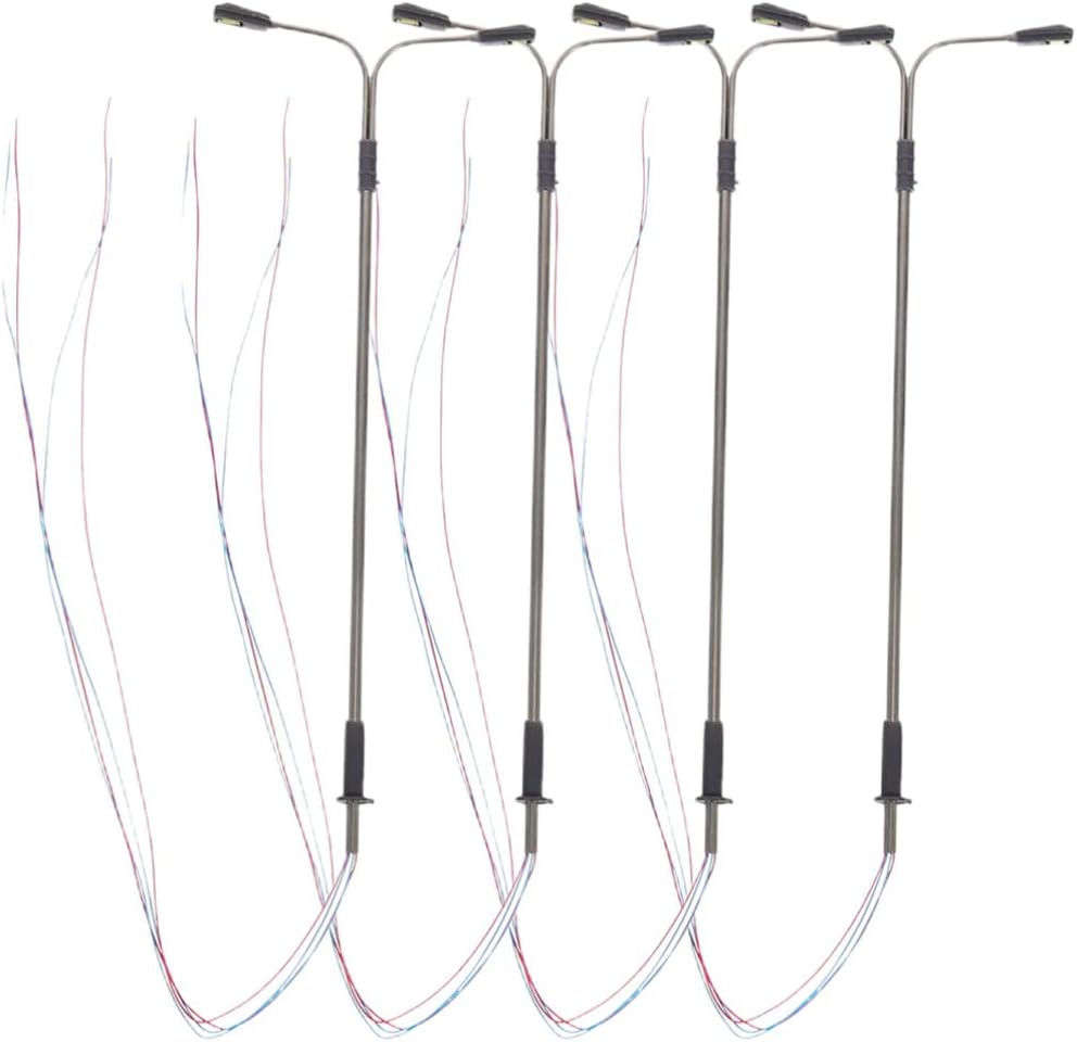 Amazon.com: ibasenice Mini Street Lamps Model 4pcs Mini Street Light ...