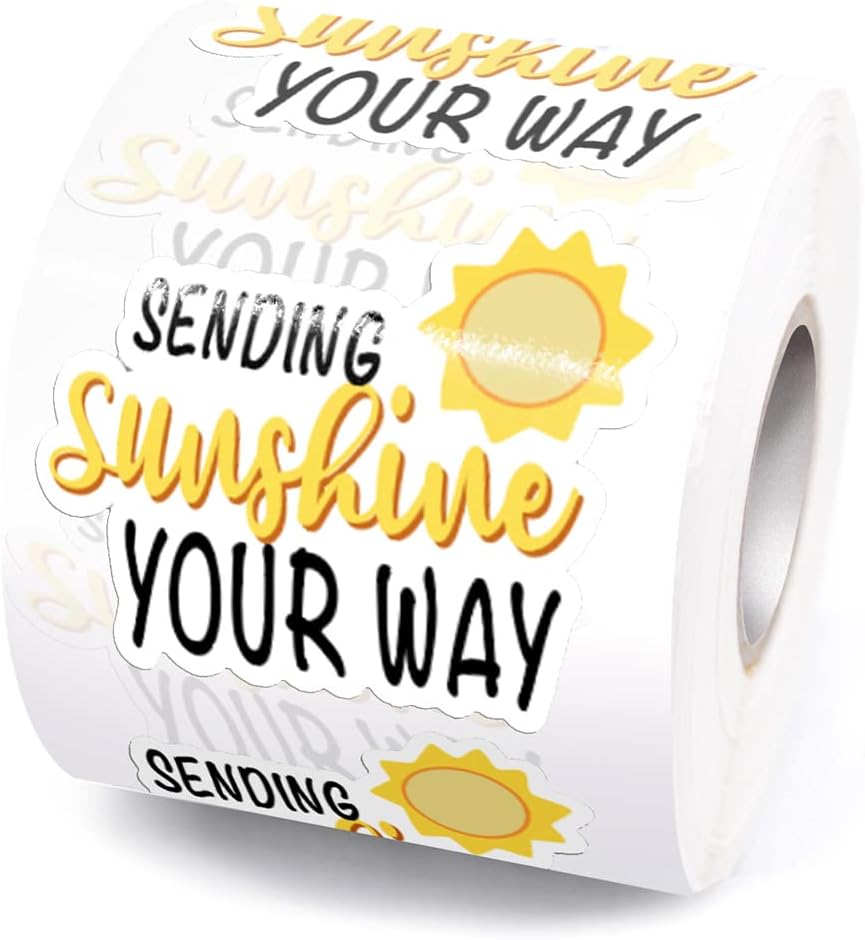 Amazon.com: Funny Sun Small Business Stickers,Cute Mail Envelopes ...