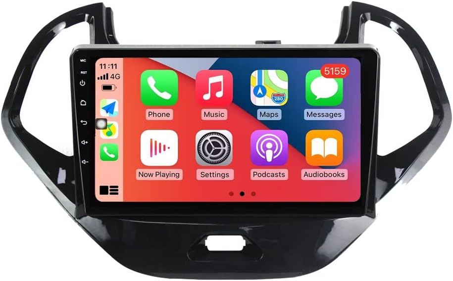 RoverOne Radio Estéreo de Coche para Ford Figo 2015-2018 con CarPlay ...