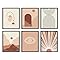 Amazon.com: HAUS AND HUES Frameable Beige Boho Art Wall Decor - Set of ...