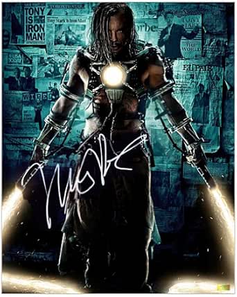 Mickey Rourke Autographed 16x20 Iron Man 2 Whiplash Poster at Amazon's ...