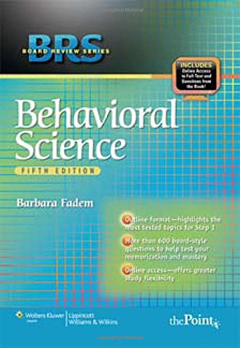 Behavioral Science (Board Review): 9780781782579: Medicine & Health ...