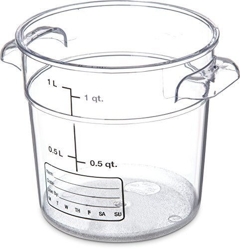 Amazon.com: Carlisle StorPlus Polycarbonate Round Container ...
