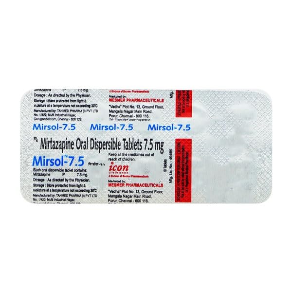 Mirsol 7.5 mg - Strip of 10 Tablets : Amazon.in: Health & Personal Care