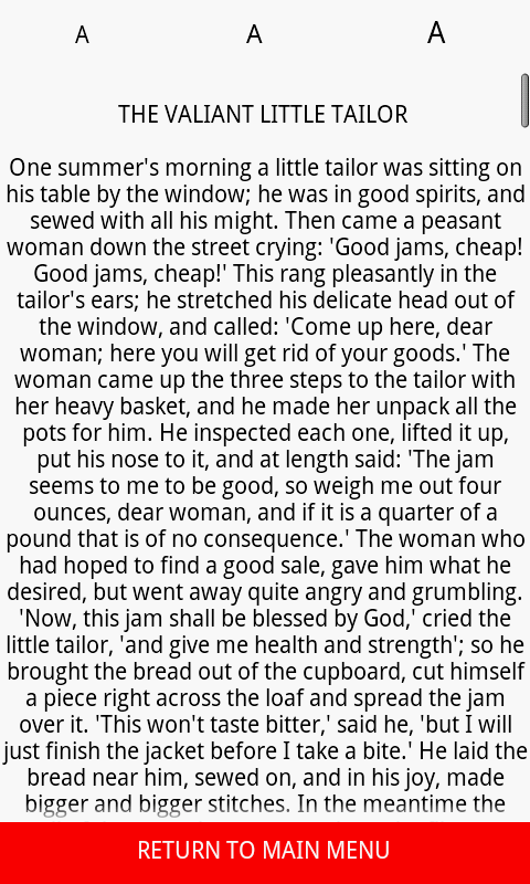 The Valiant Little Tailor - App on Amazon Appstore