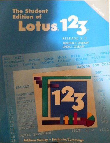 Buy The Student Edition of 1-2-3, Release 2.3 Book Online at Low Prices ...