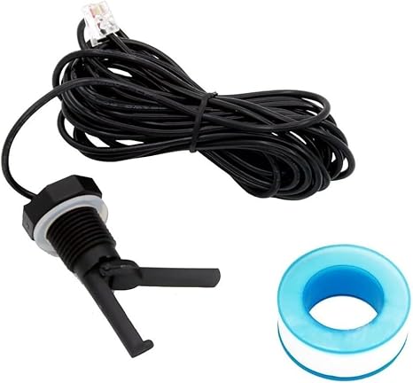 Swimming Pool Flow Switch, GLX-FLO-RP Pool Flow Sensor Plastic Vane ...
