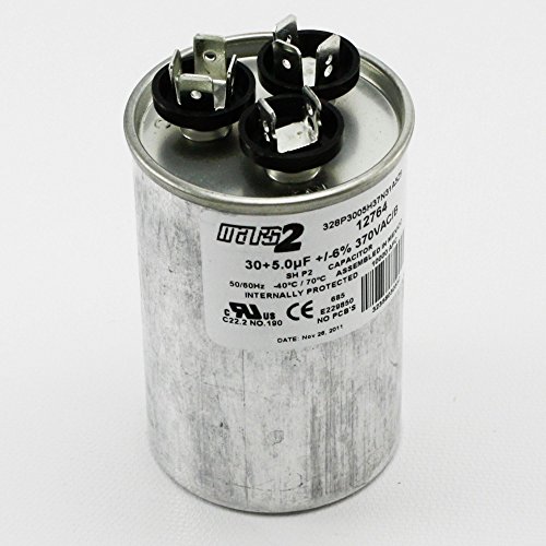 Snapklik.com : Motor Dual Run Capacitor Round 30 + 5 Uf MFD 370 Volt ...