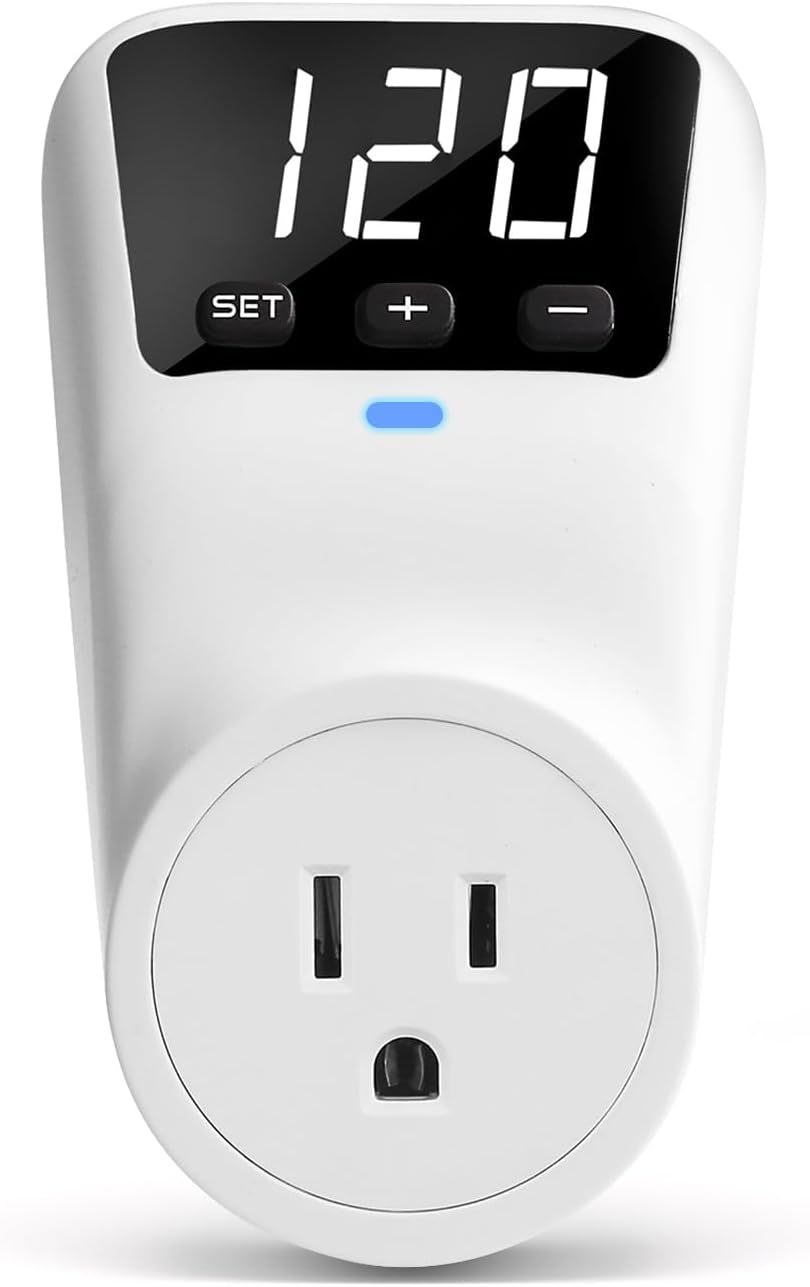 BSEED Voltage Protector Electronic Surge Protector Outlet, 1800W Wall ...
