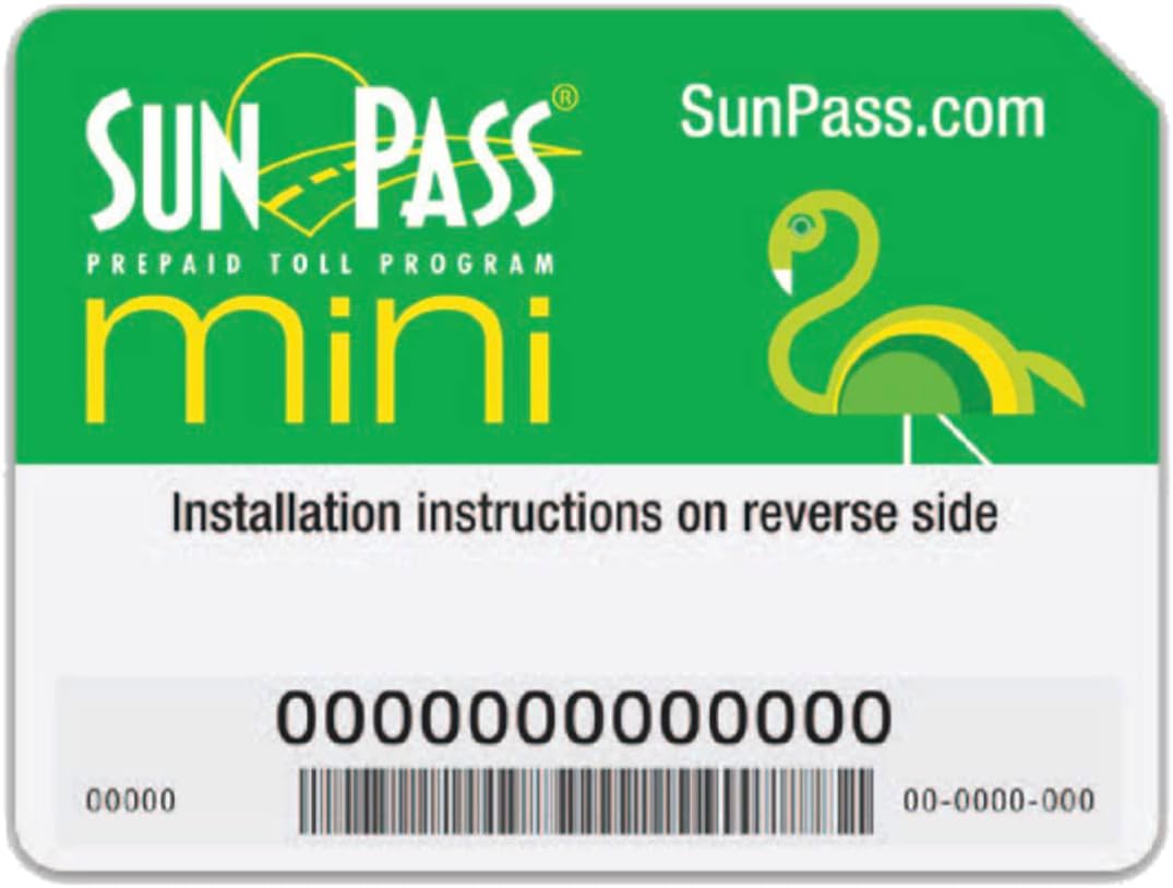 Transponder Direct SunPass Mini calcomanía para Florida Toll con ...