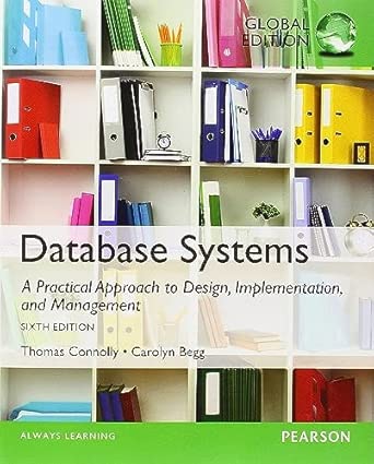 Database Systems: A Practical Approach to Design, Implementation, and ...
