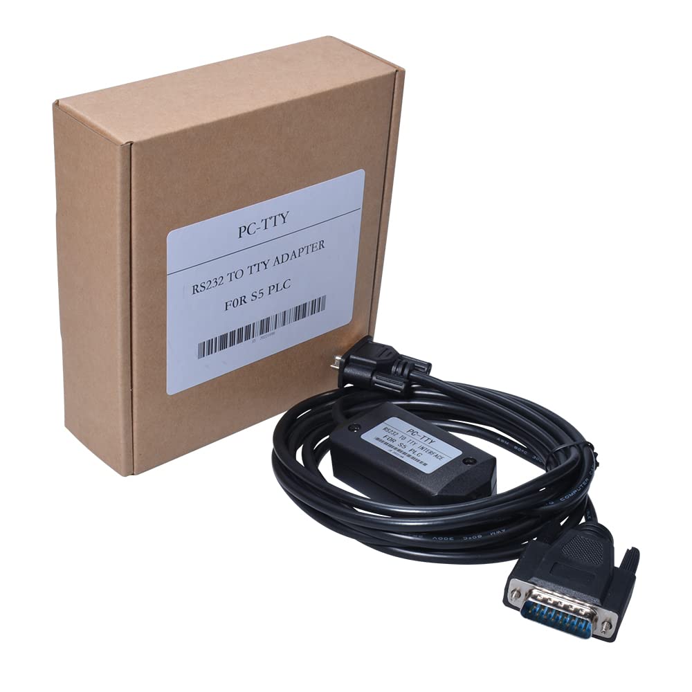 Washinglee PC-TTY Programming Cable for Siemens S5 PLC, RS232 to TTY ...