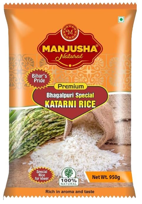 Manjusha Natural Premium Bhagalpuri Special Katarni Rice, Net Wt. 950 ...