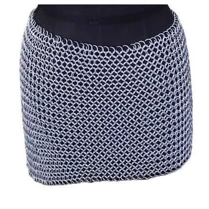 Amazon.com: Chainmail skirt Aluminum chainmail skirt Anodized chainmail ...