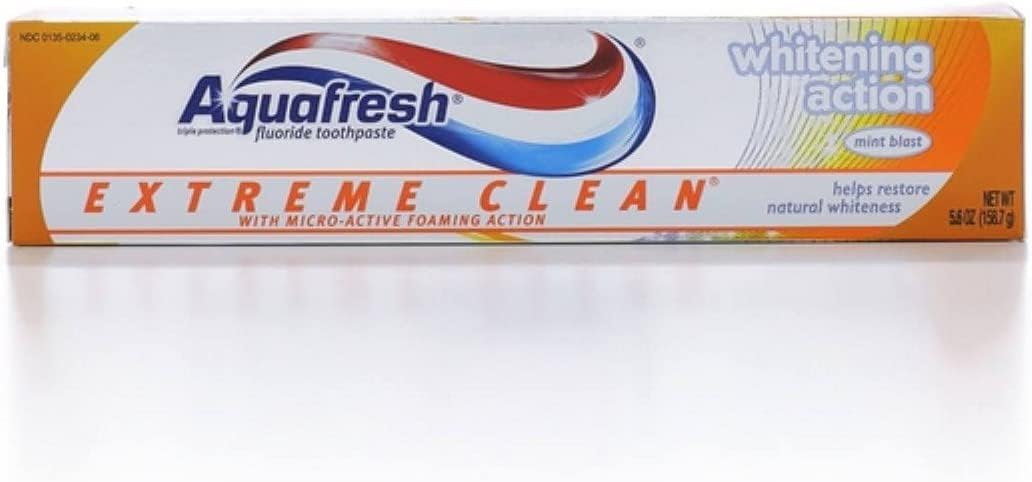 Amazon.com: Aquafresh Extreme Clean Whitening Action Fluoride ...