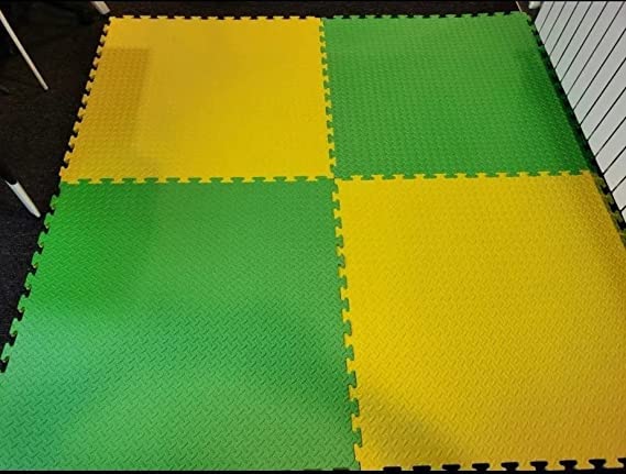 Fitness Guru Interlocking EVA Foam Padding, Non-Toxic Foam Mat Floor ...