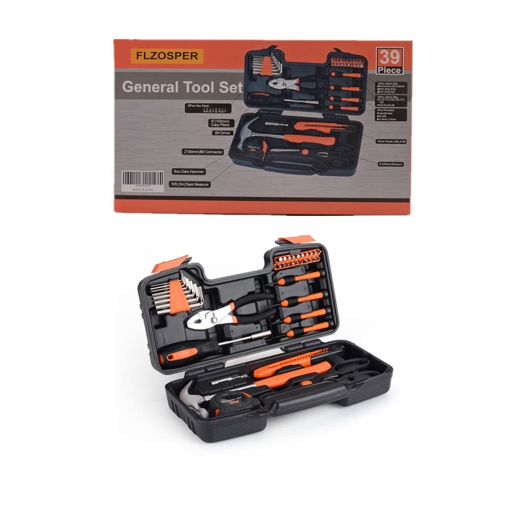 Amazon.com: KYDSAN 39-Piece Tool Set，General Household Hand Tool Kit ...