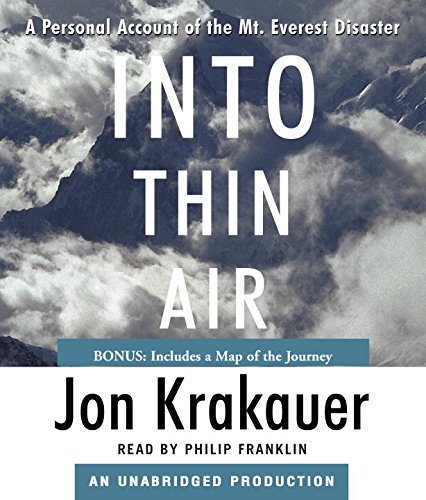 Into Thin Air: Jon Krakauer: 9780736651363: Amazon.com: Books