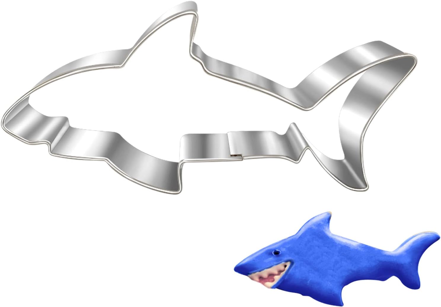 Amazon.com: Great White Shark cookie cutter, 1 piece - Bakerlogy: Home ...