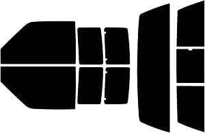 Amazon.com: True Line Automotive Precut Window Tint Kit Compatible with ...