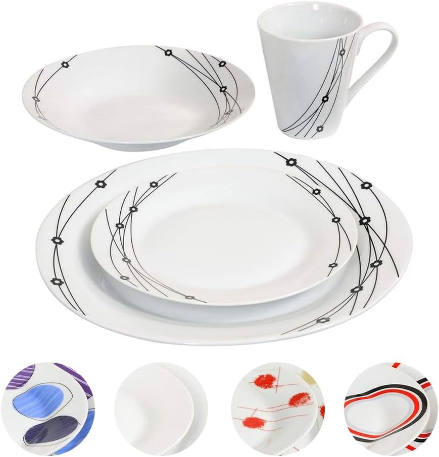 Waterside -36pc Starter Dinner Set : Amazon.co.uk: Home & Kitchen
