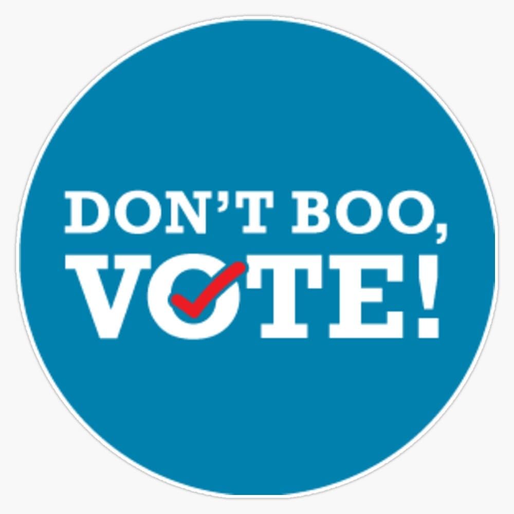 Amazon.com: Don't Boo, Vote Sticker Vinyl Decal Bumper Sticker 5 ...