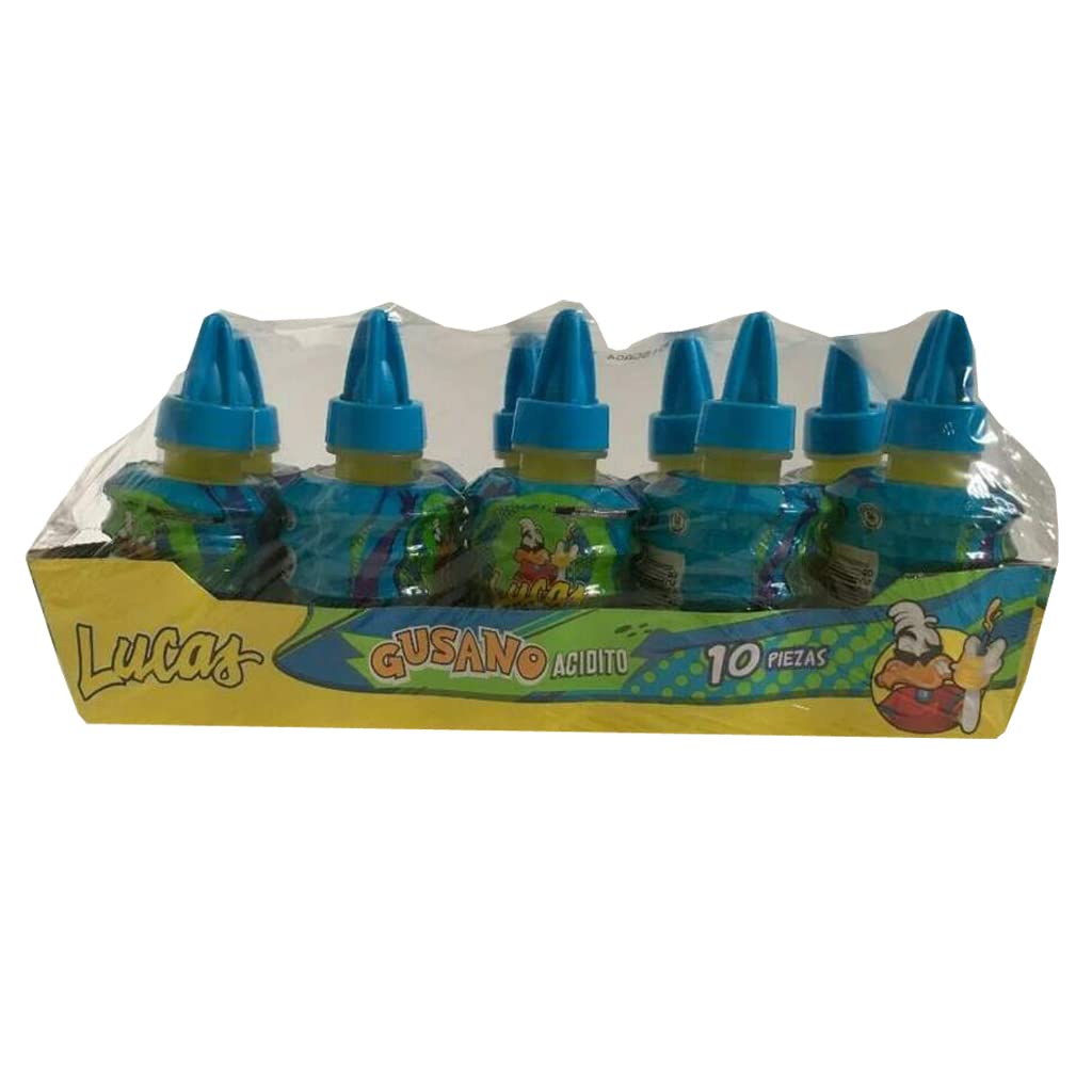 Amazon.com: Lucas Gusano Acidito Manzana 10 pcs Mexican Pinata & Candy ...