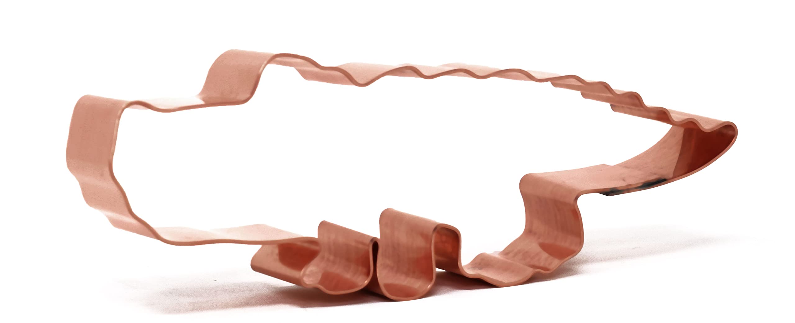 Amazon.com: Alligator Copper Gator Cookie Cutter - Handmade in the USA ...
