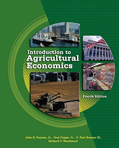 Introduction to Agricultural Economics (4th Edition) by John B. Penson ...