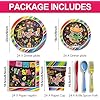 Amazon.com: Piooluialy Mexican Party Decorations Tableware Set - Fiesta ...