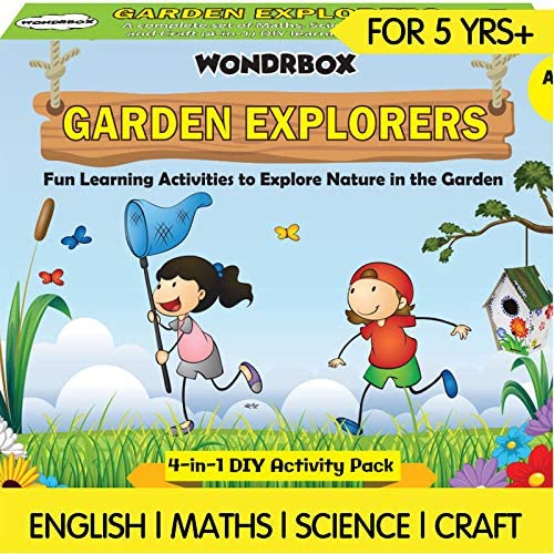 WONDRBOX Garden Explorer Science Activity Kit for 5 Years and Up ...