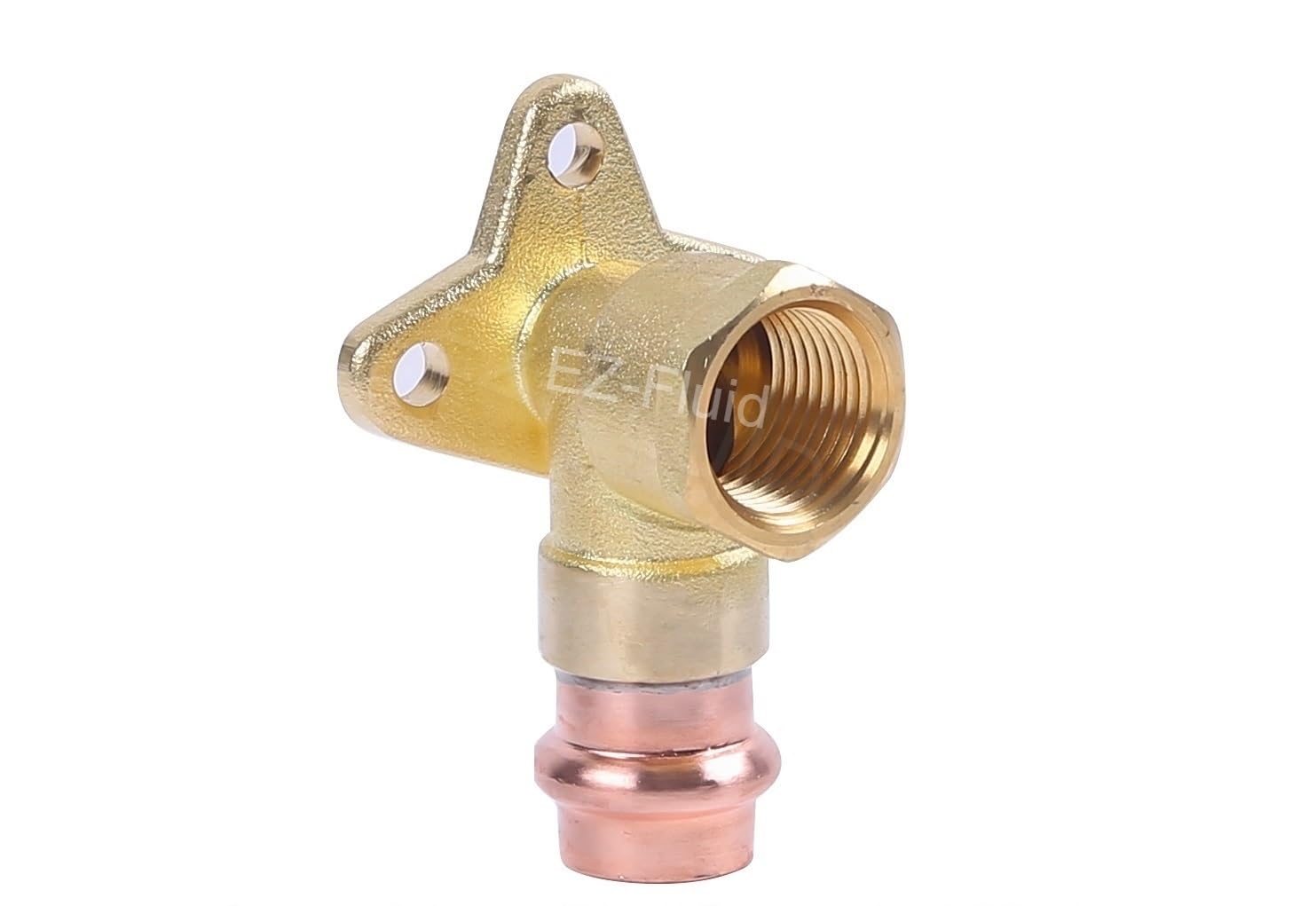 Amazon.com: EZ-Fluid (1pc) 1/2" Copper FIP x Propress Drop Ear 90 ...