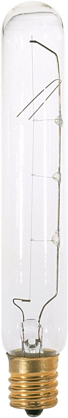 Satco 20T6 1/2N Incandescent Tubular 20W E17 T6 1/2 Light Bulb 2700K ...