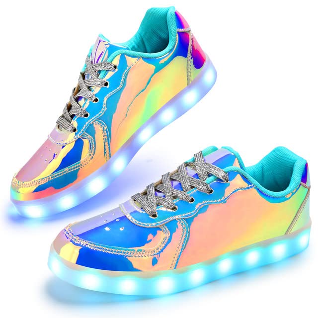Shinmax Best Light Up Shoes for Men Women, Fiber Optic LED