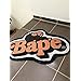 Amazon.com: BAPE Rug, Writing BAPE, 35in W* 23in L (60 * 80cm) 2X3ft ...