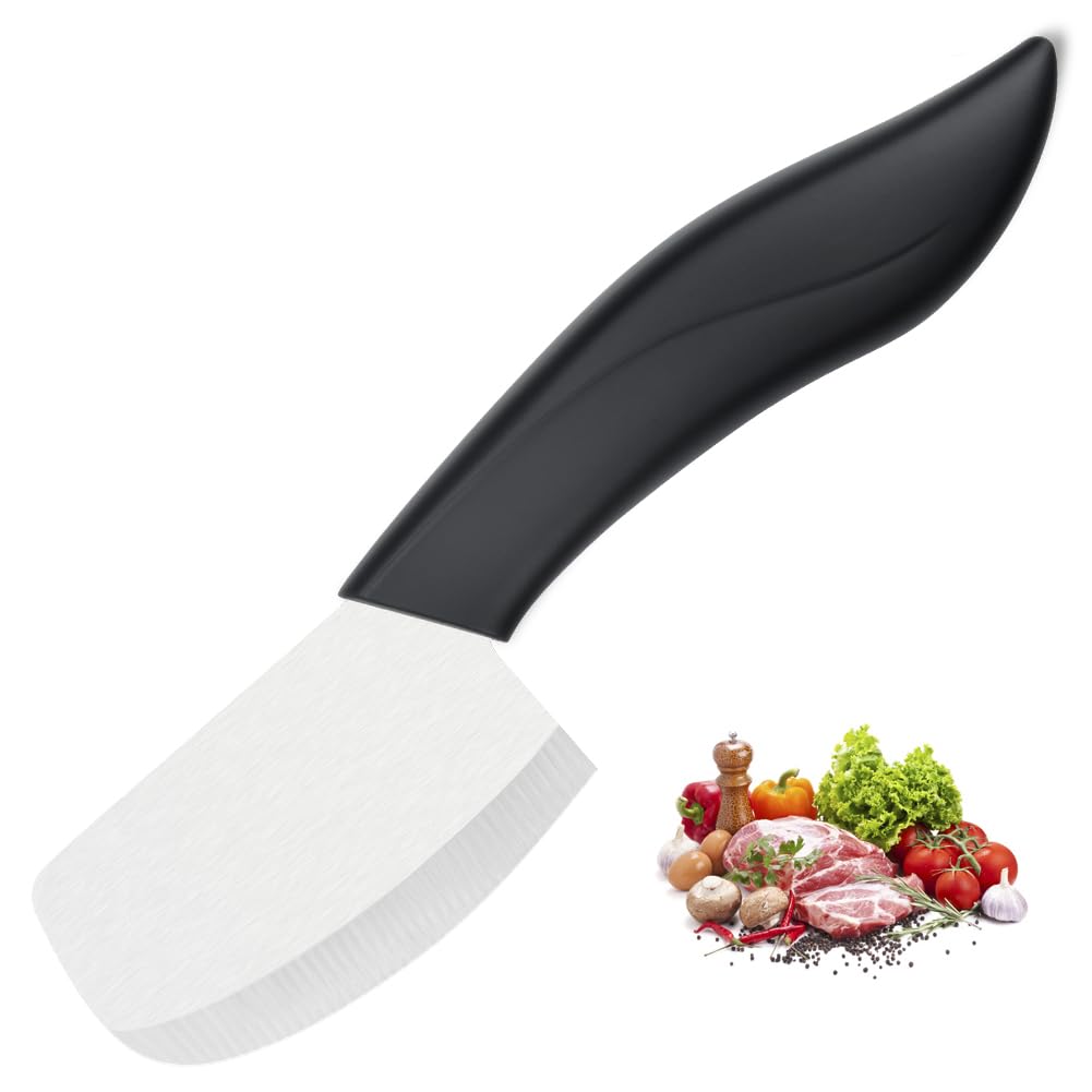 Amazon.com: Ceramic Knife Mini Cleaver Nakiri Knife White Blade Small ...