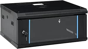 Amazon.com: vidaXL 4U Wall Mounted Network Cabinet 19-Inch Standard ...