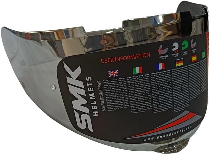 SMK Helmets - Stellar Visor - Front Clear Transparent Pinlock 30 Ready ...