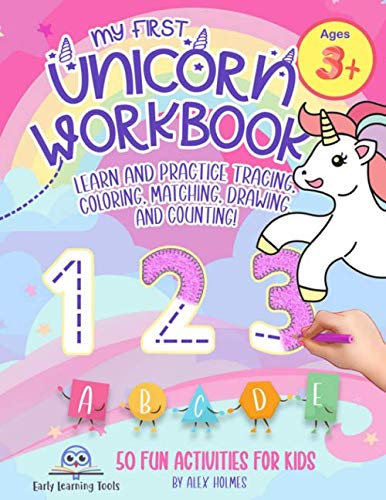 My First Unicorn Workbook: Learn and Practice Tracing, Coloring ...