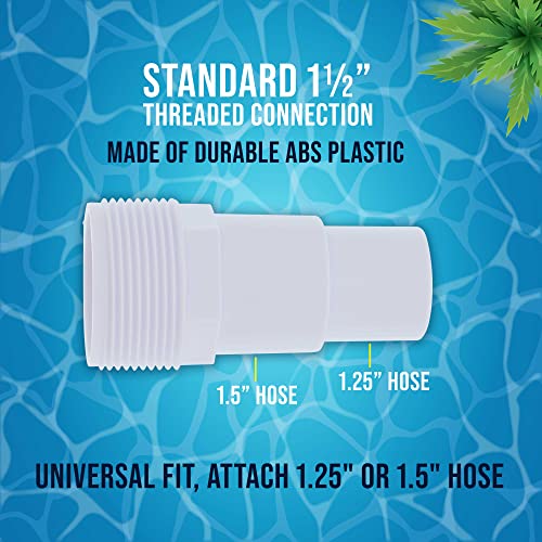 Universal Pool Hose Adapter - 3 Pack, Fits Pump, Filter, Skimmer ...