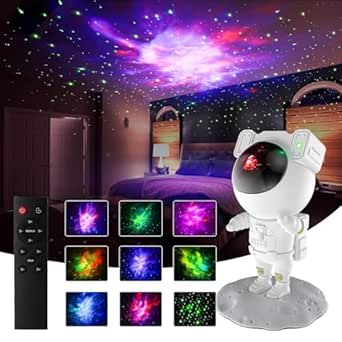 Buy Astronaut Galaxy Light Projector, Space Buddy Projector Night Light ...