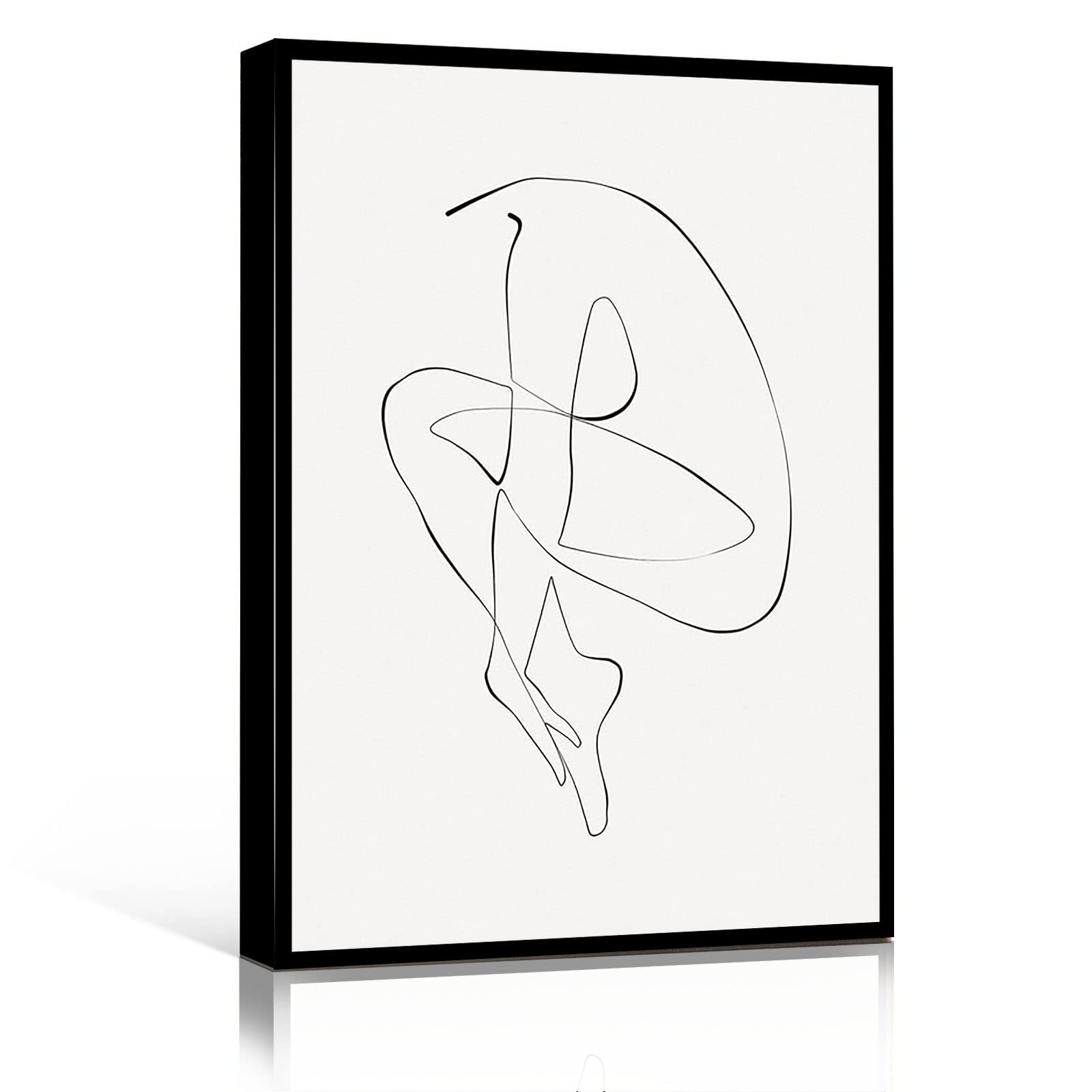 Buy Minimalist Feminine Female Body Line Art Minimalist Woman Figure