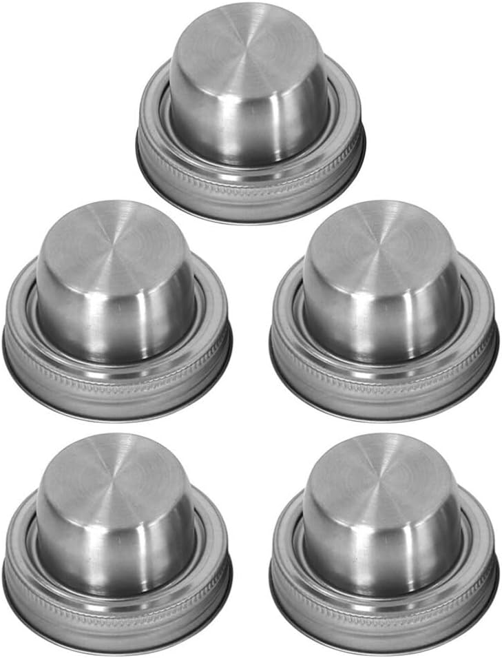 Amazon.com: YARNOW 5 Pcs Shaker Lid Mason Jar Shaker Top Sprouting Lids ...