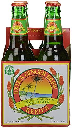 Amazon.com: Reed's Ginger Beer Extra Ginger Brew 12ozx4, pack of 1 ...